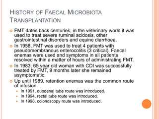 Treating Clostridium Difficile Infection With Faecal Microbiota ...