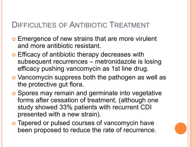 Treating Clostridium Difficile Infection With Faecal Microbiota ...