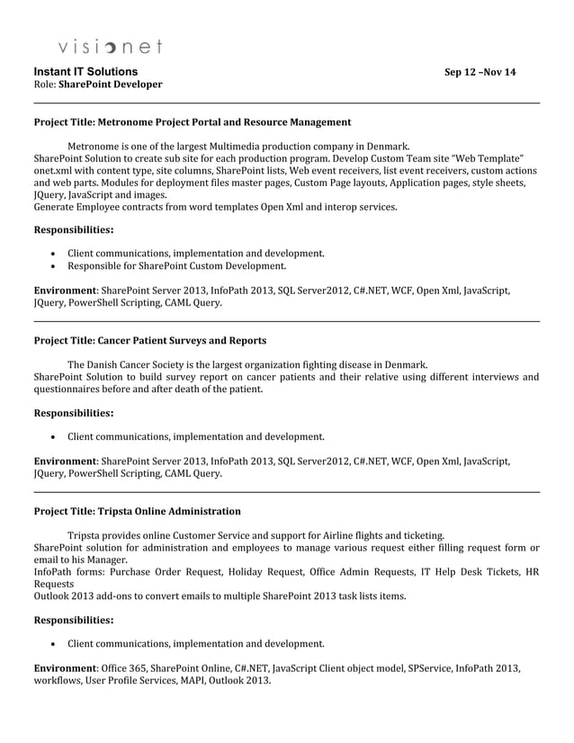 Muhammad Ahsan Javed - Visionet | PDF