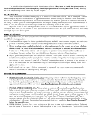 final student syllabus | PDF