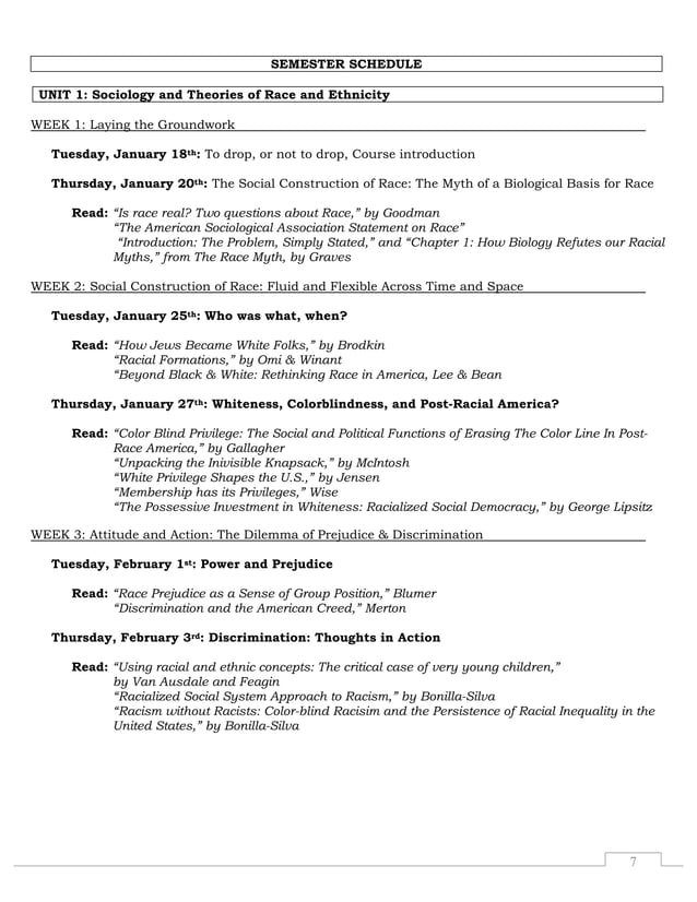 final student syllabus | PDF