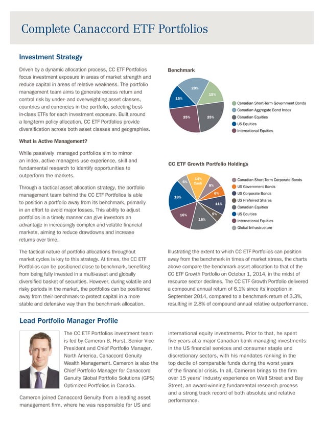 CC ETF Portfolios | PDF | Stocks and Bonds | Personal Investing