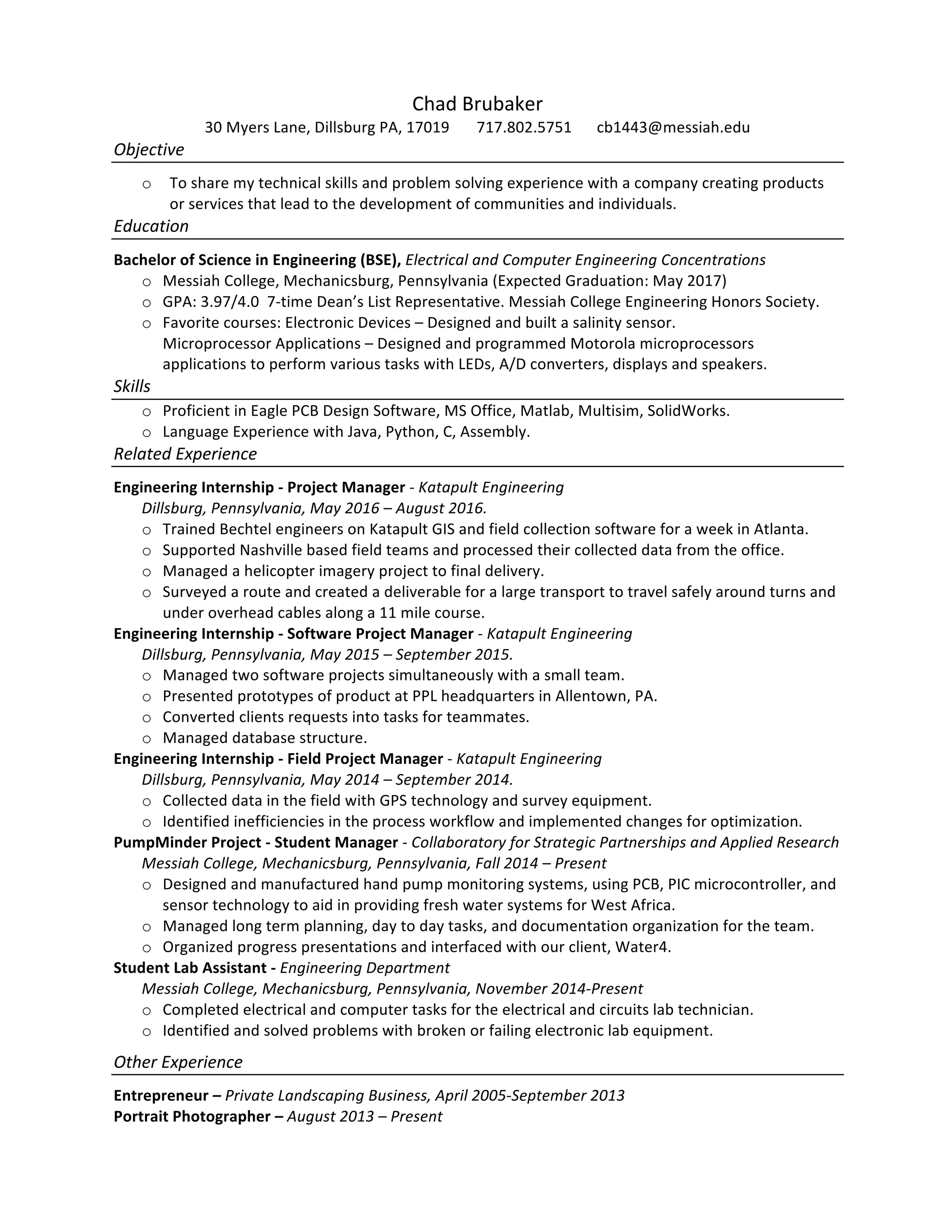 Resume | PDF