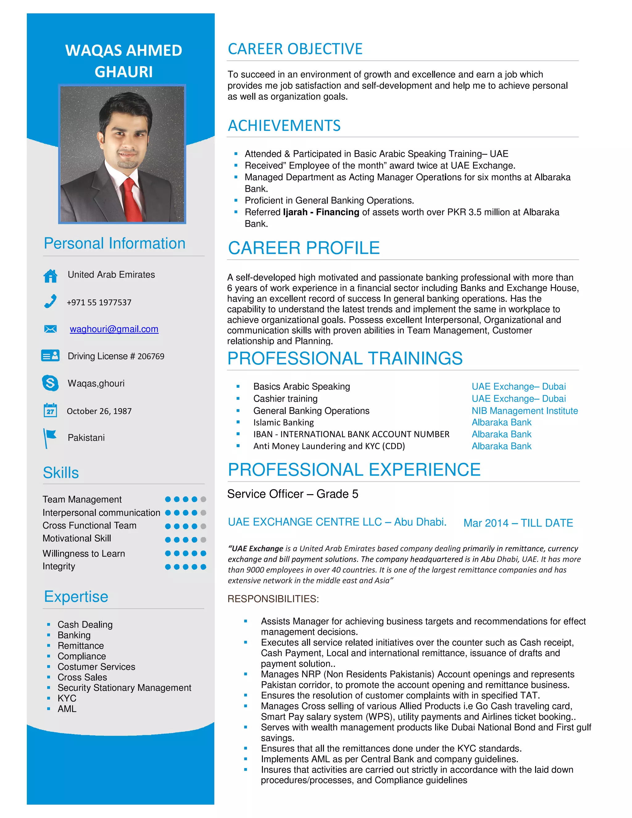Waqas Ahmed Ghauri - MBA- Resume - Copy | PDF