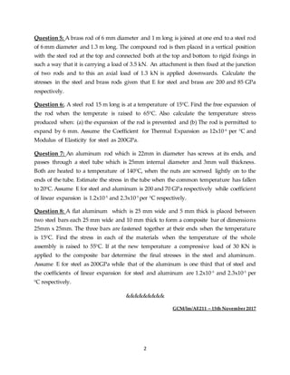 strength of materials TUTORIAL 3 | DOCX