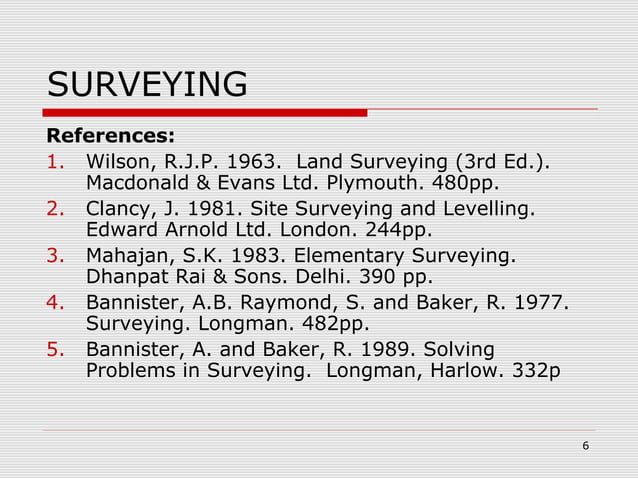 surveying- lecture notes for engineers | PPT