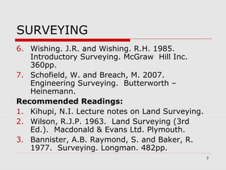 surveying- lecture notes for engineers | PPT