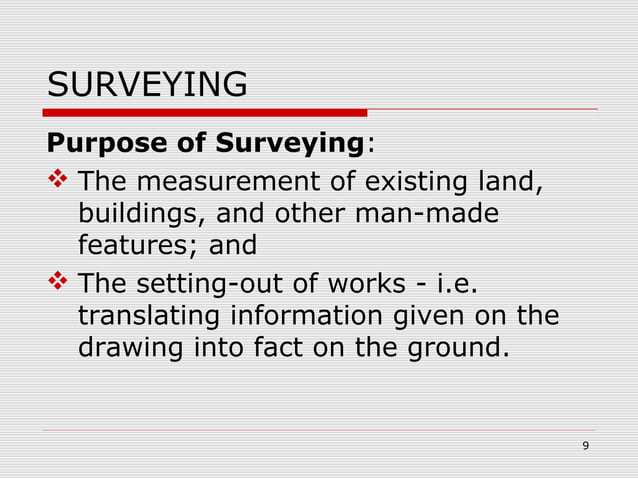 surveying- lecture notes for engineers | PPT