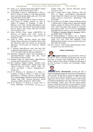 A new structure in Tandem Solar Cells | PDF
