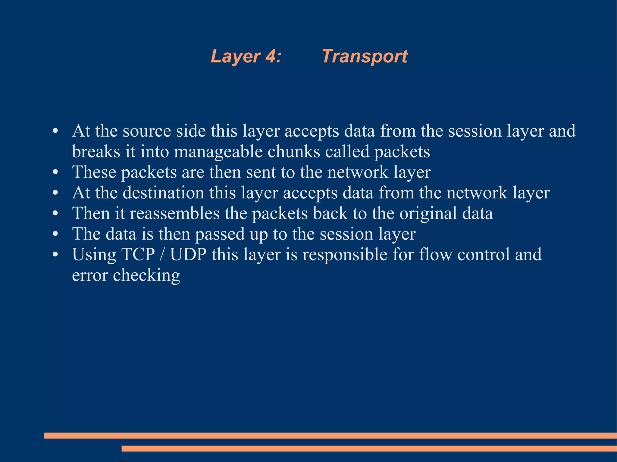 OSI 7 Layer model | ODP