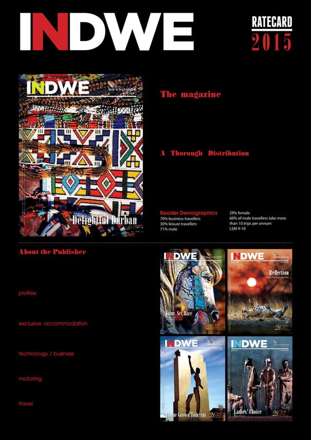 Indwe Magazine 2015 Rate Card | PDF