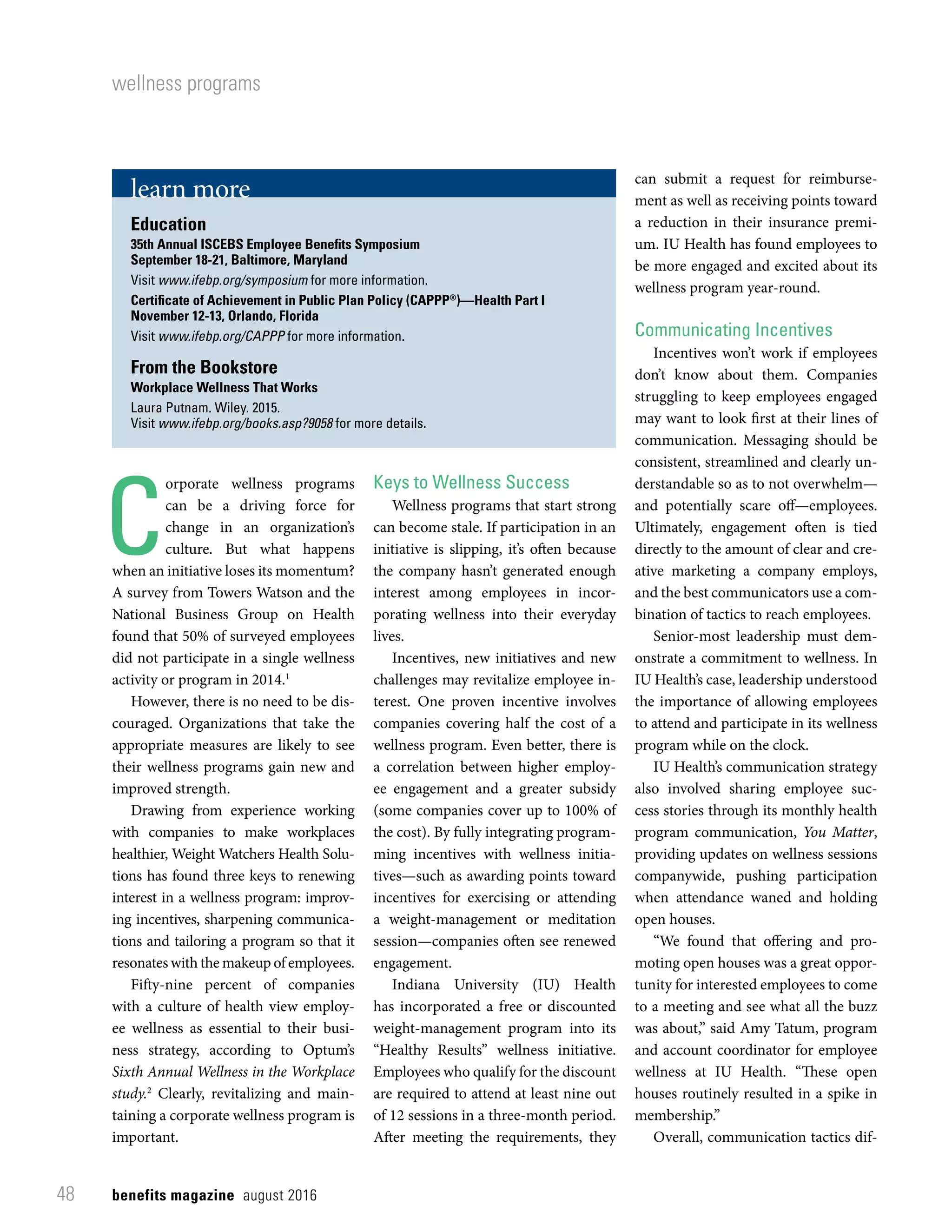 Benefits Magazine C Bubniak | PDF