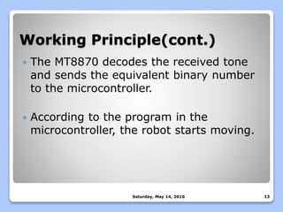 Cell Phone Operated Land Rover | PPTX | Smartphones | Consumer Electronics