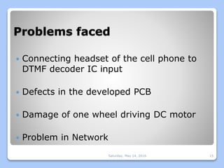 Cell Phone Operated Land Rover | PPTX | Smartphones | Consumer Electronics