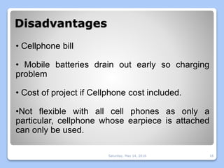 Cell Phone Operated Land Rover | PPTX | Smartphones | Consumer Electronics