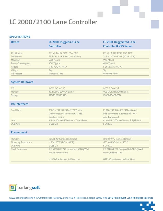 Lane Controller LC2000:2100 | PDF | Computer Networking | Computing