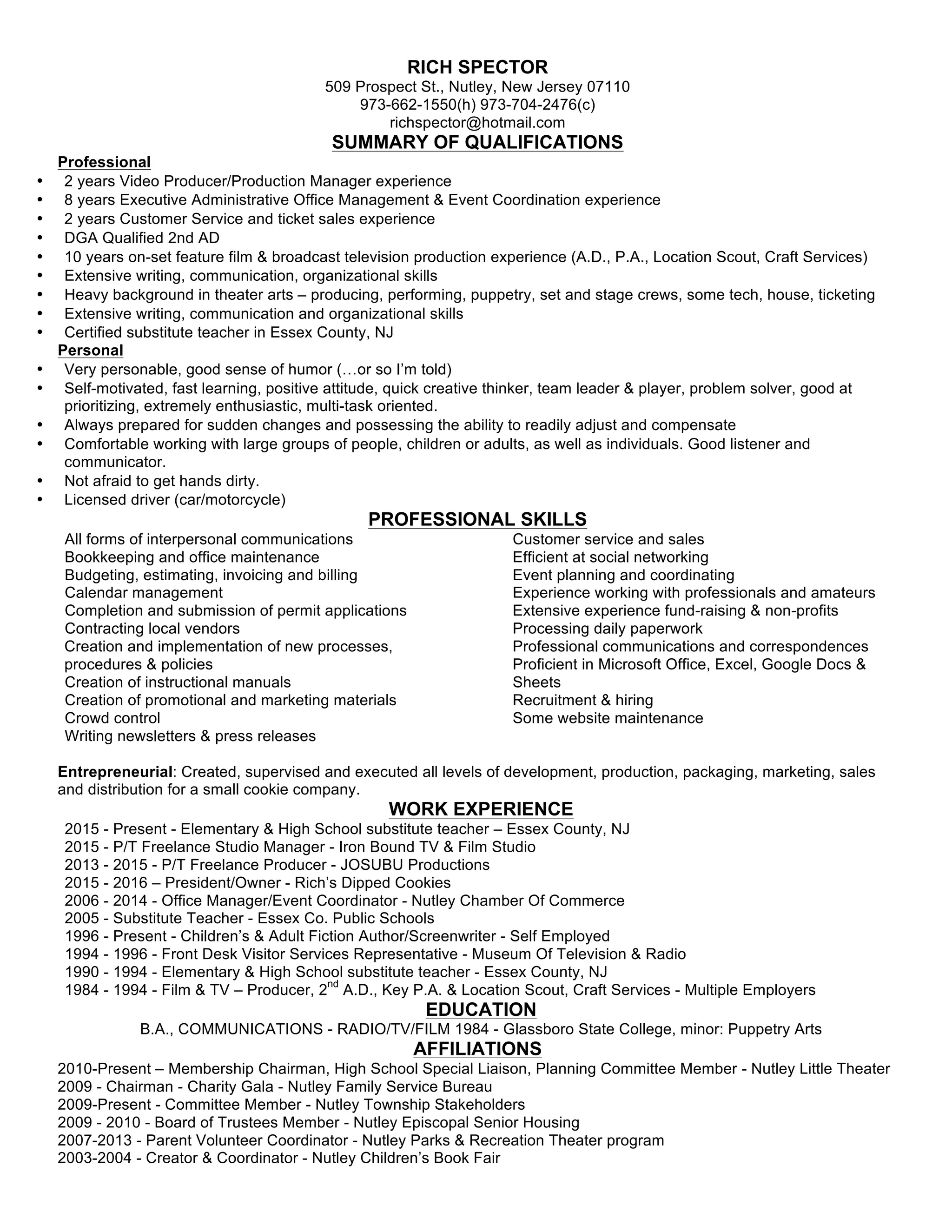 rs resume - prg | PDF