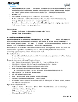 Santosh Yadav Mar-2015 - Resume | DOC | Operating Systems | Computer Software and Applications
