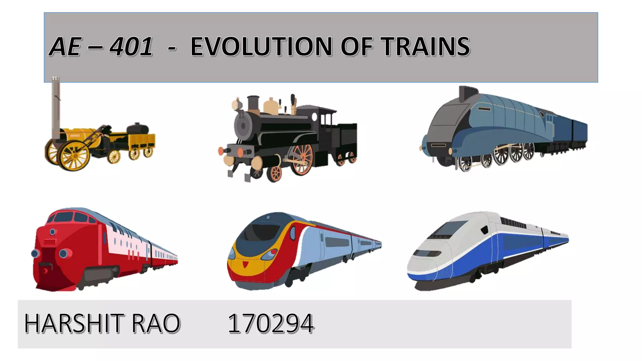 Evolution of Trains | PPTX