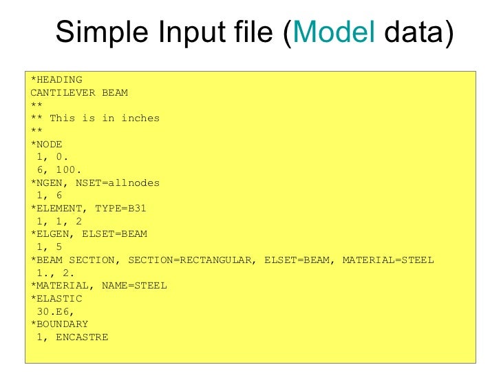 ABAQUS Lecture Part I