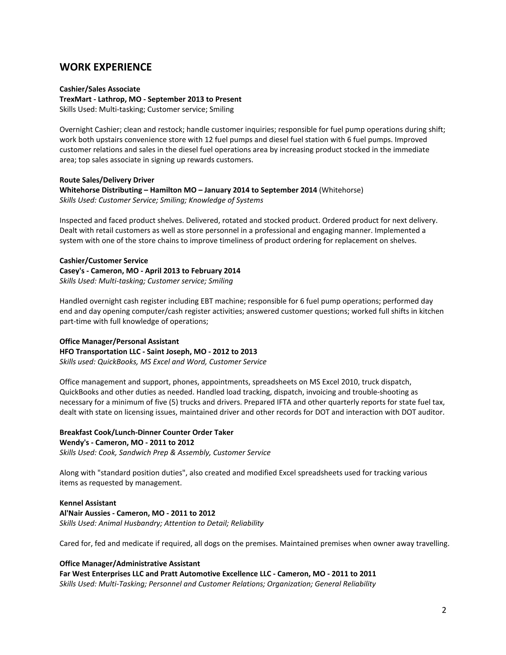 farley GFG Resume 12-2014 final | PDF