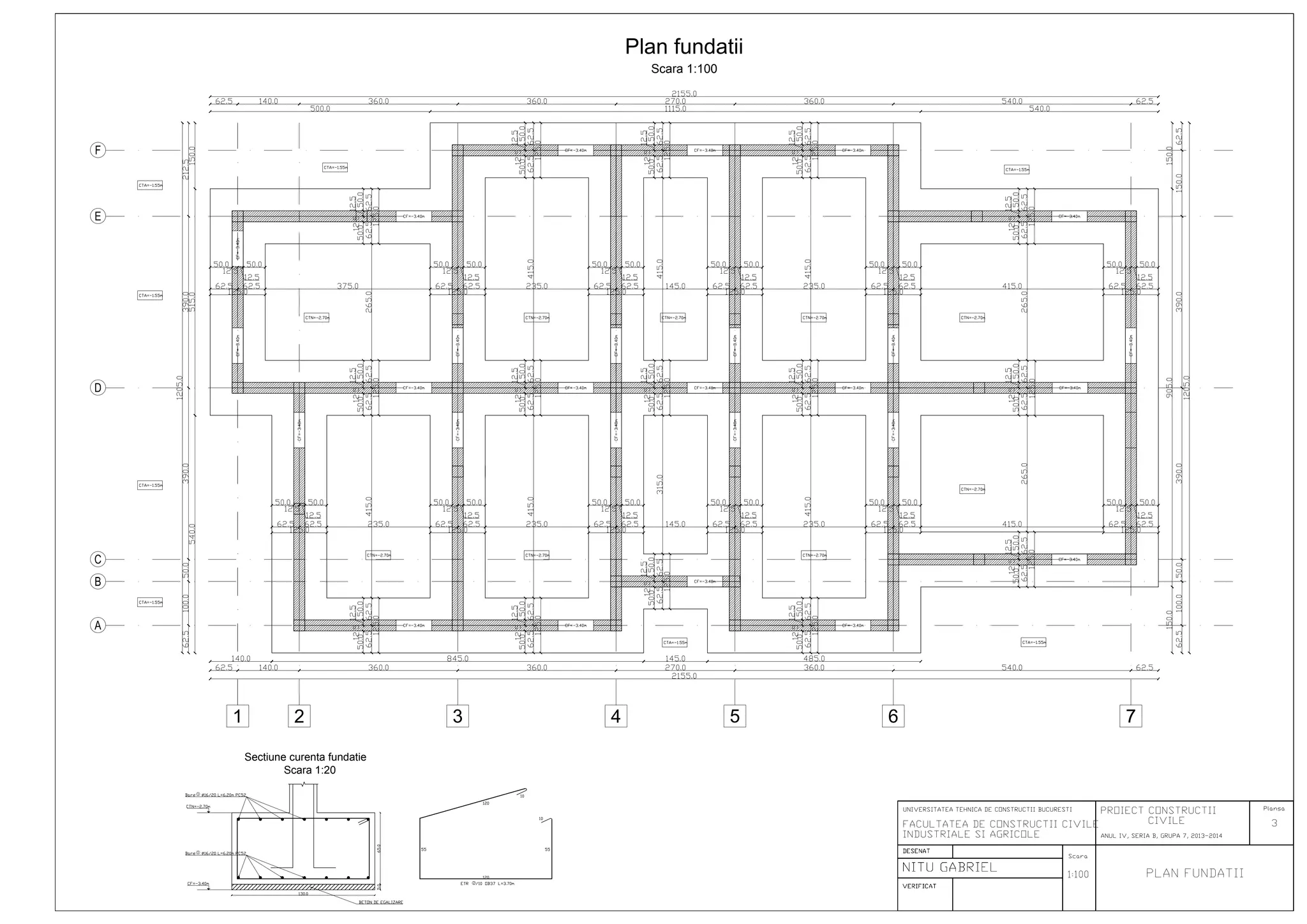 PLAN FUNDATII | PPT
