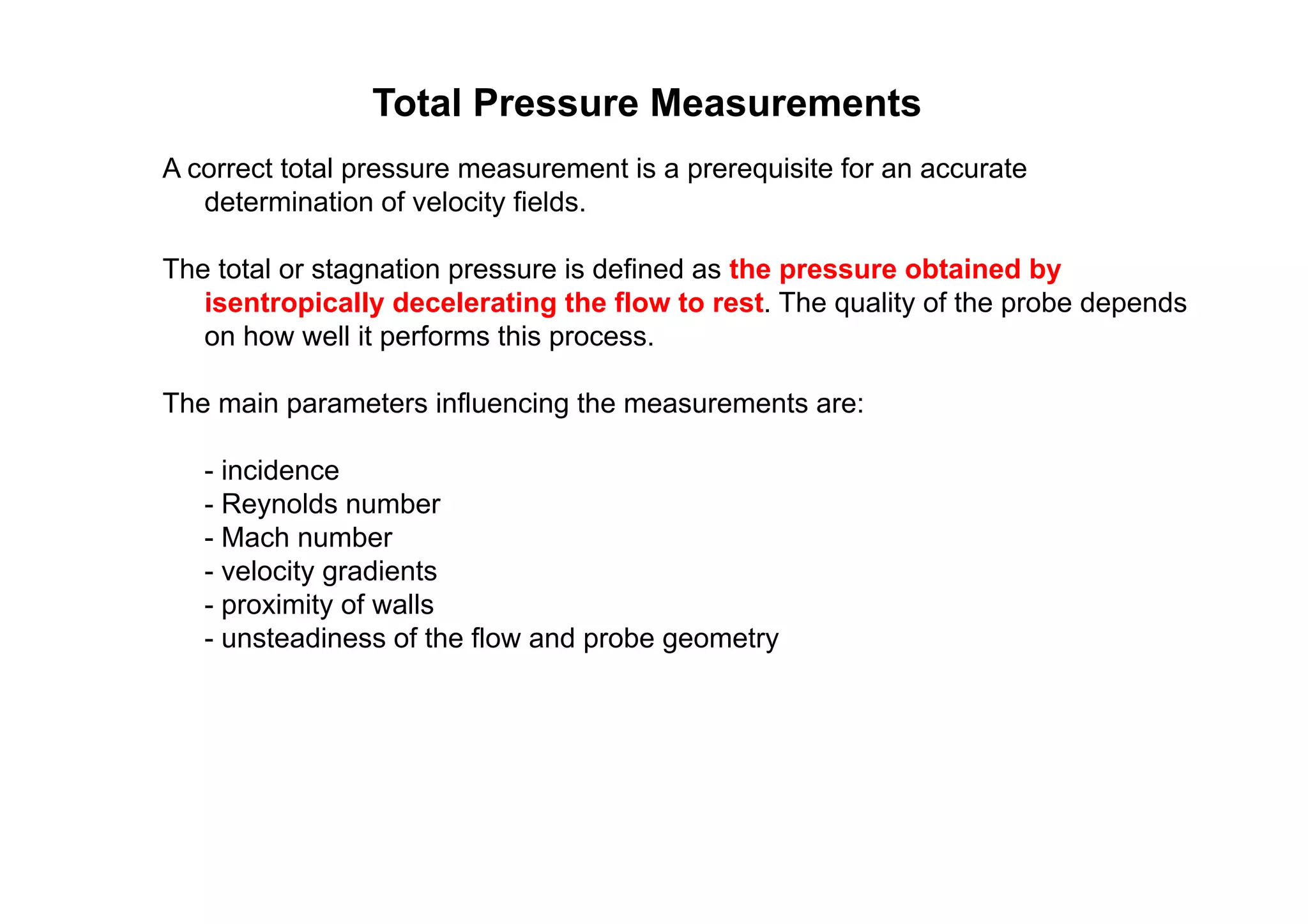 Totalpressure | PDF