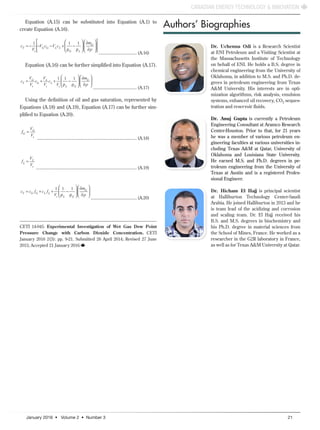 Peer Reviewed CETI 14-045: Experimental Investigation of Wet Gas Dew ...