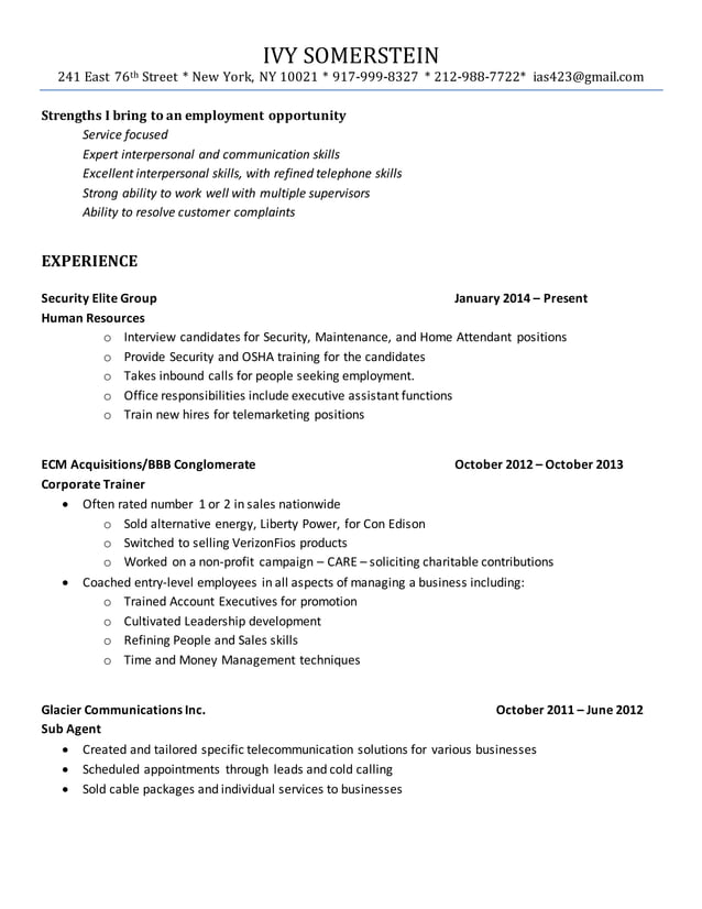 Ivy Somerstein Resume (2) | PDF
