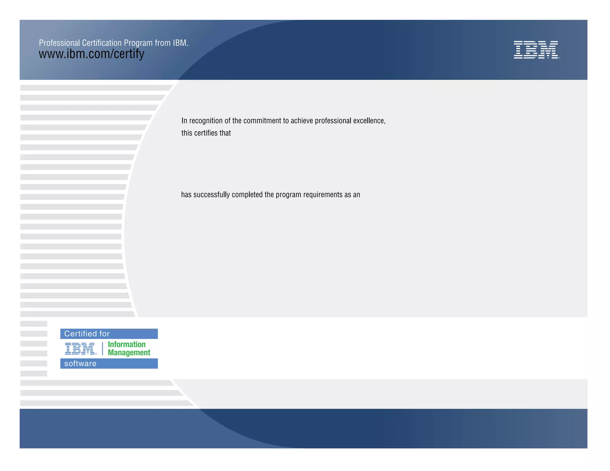 IBM certificate | PPT