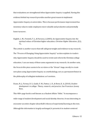 Appreciative Coaching on Campus | DOCX | Technology Industry | Industries