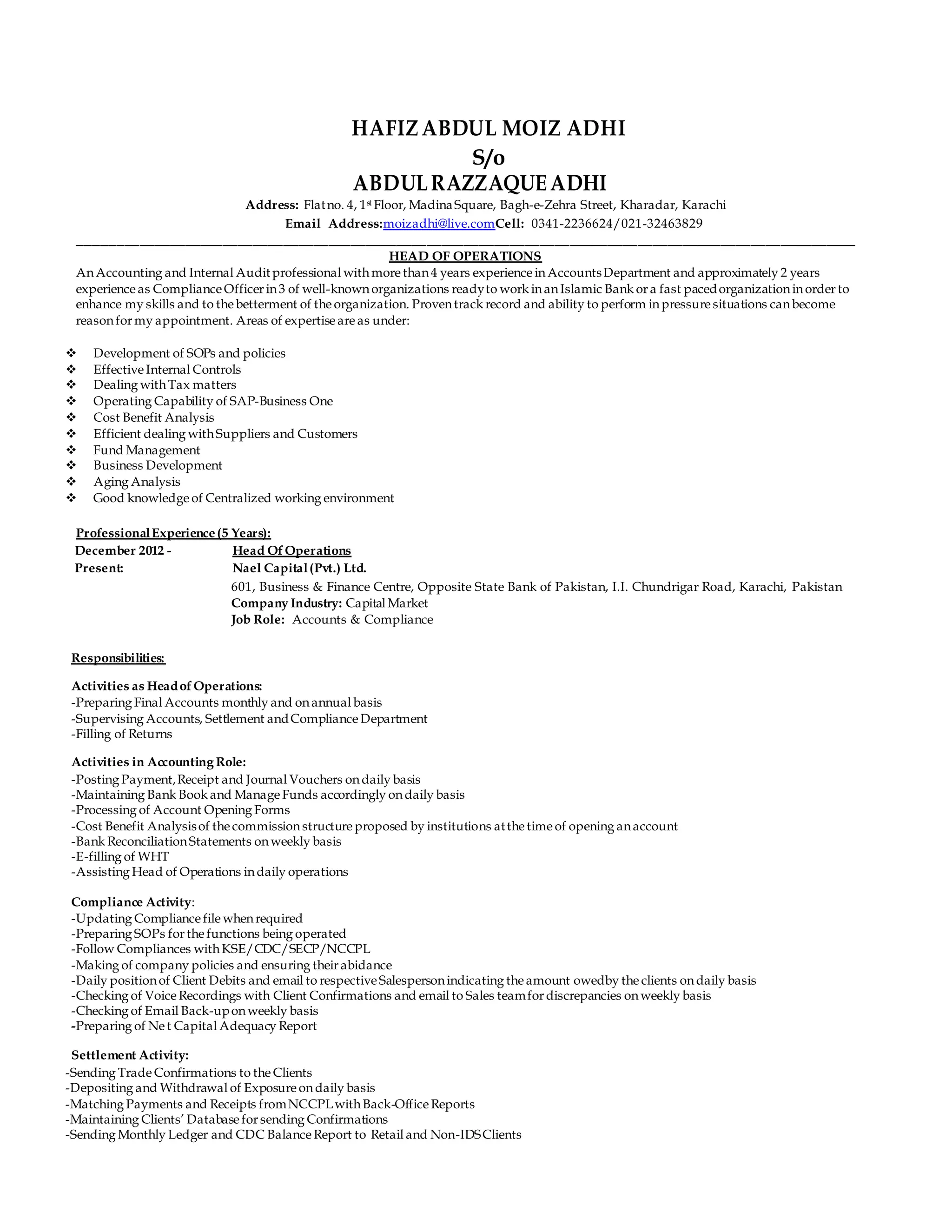 ABDUL MOIZ ACCA (Finalist) | PDF