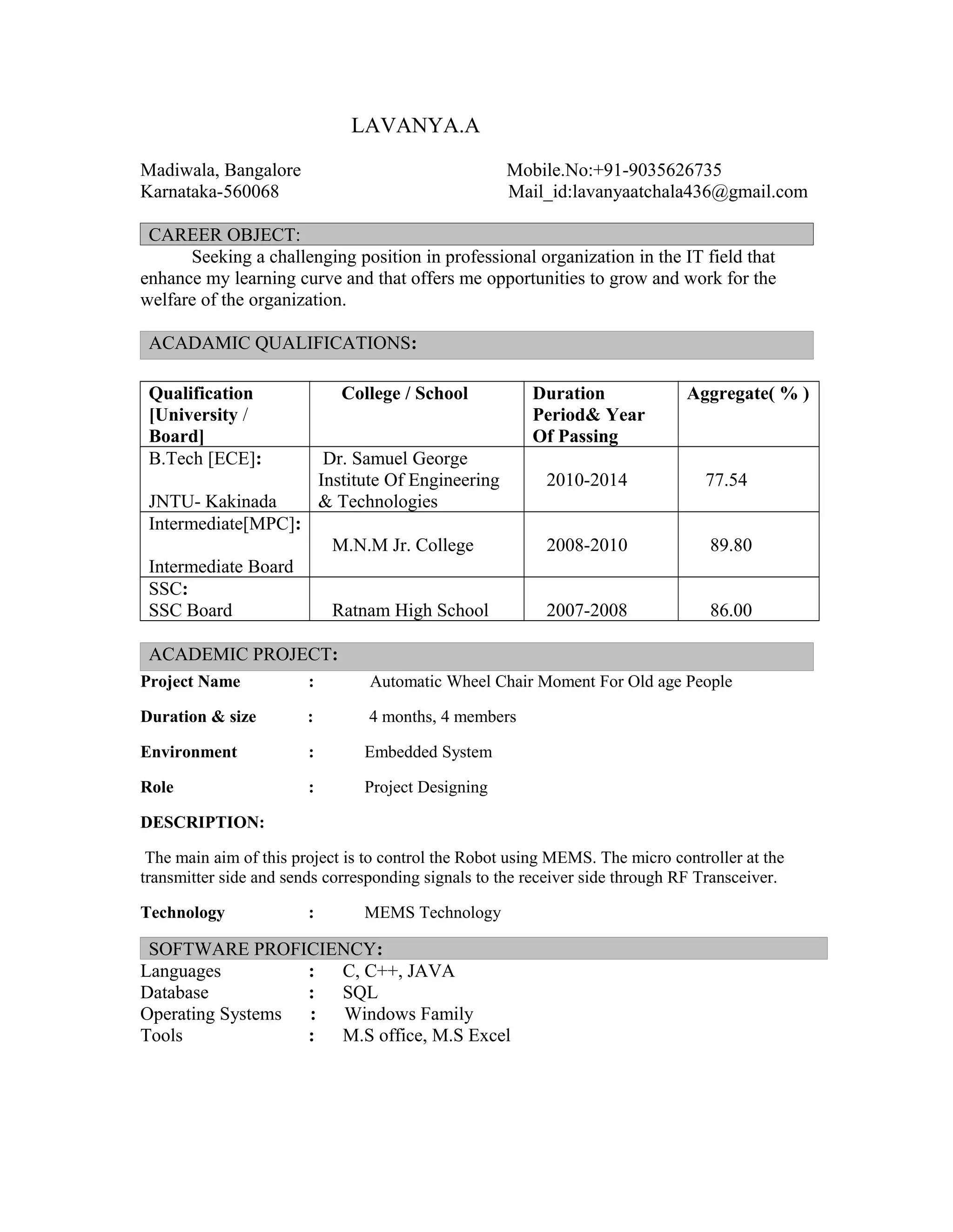 Lavanya_Resume | DOC