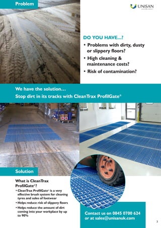 1 CleanTrax Profilgate Brochure 03.2015