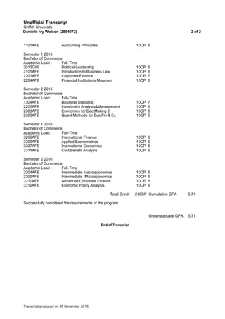 Final_Unofficial_Transcript | PDF
