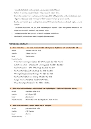 Lenin- WSHO - CV -Updated-200416 | PDF