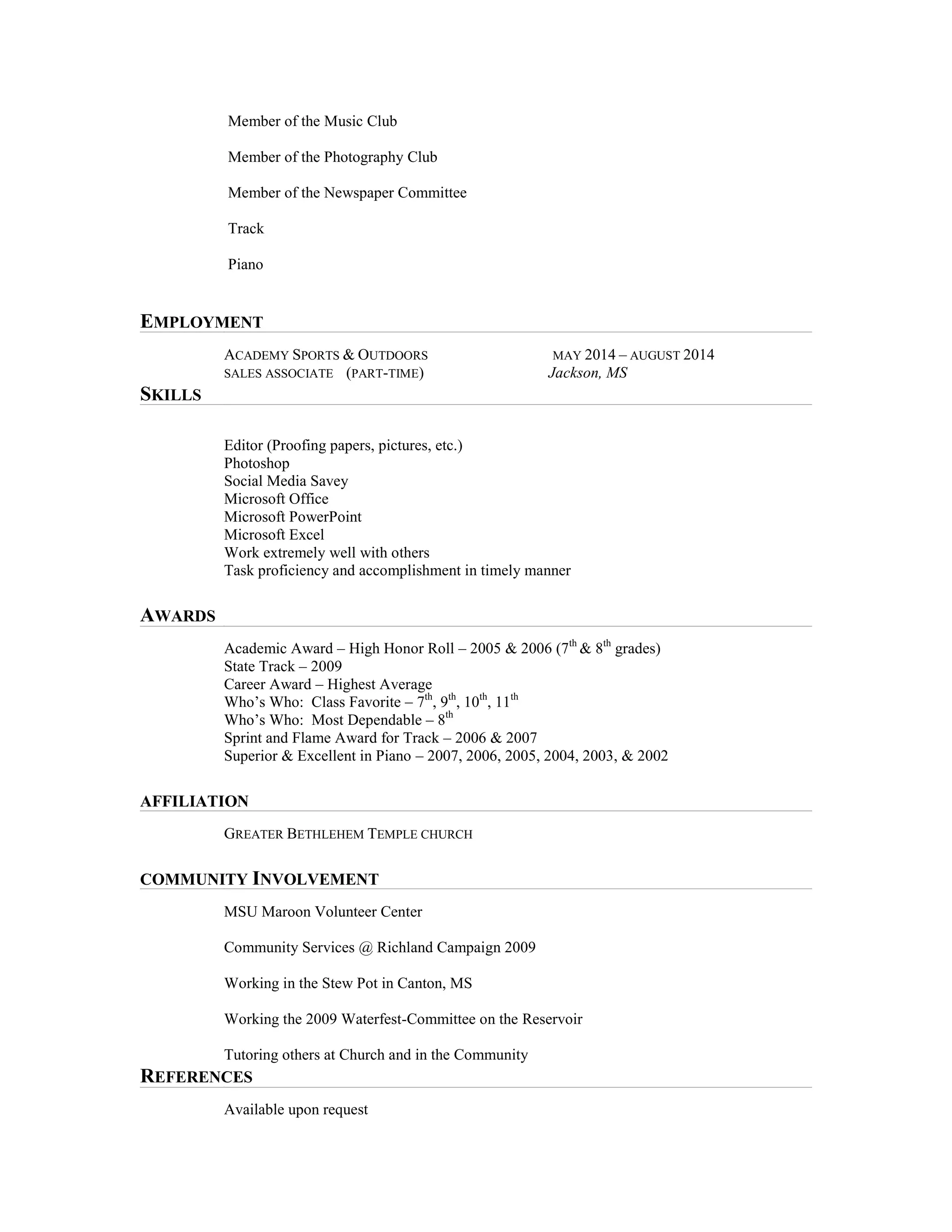 Earvin J. Spann Resume | PDF