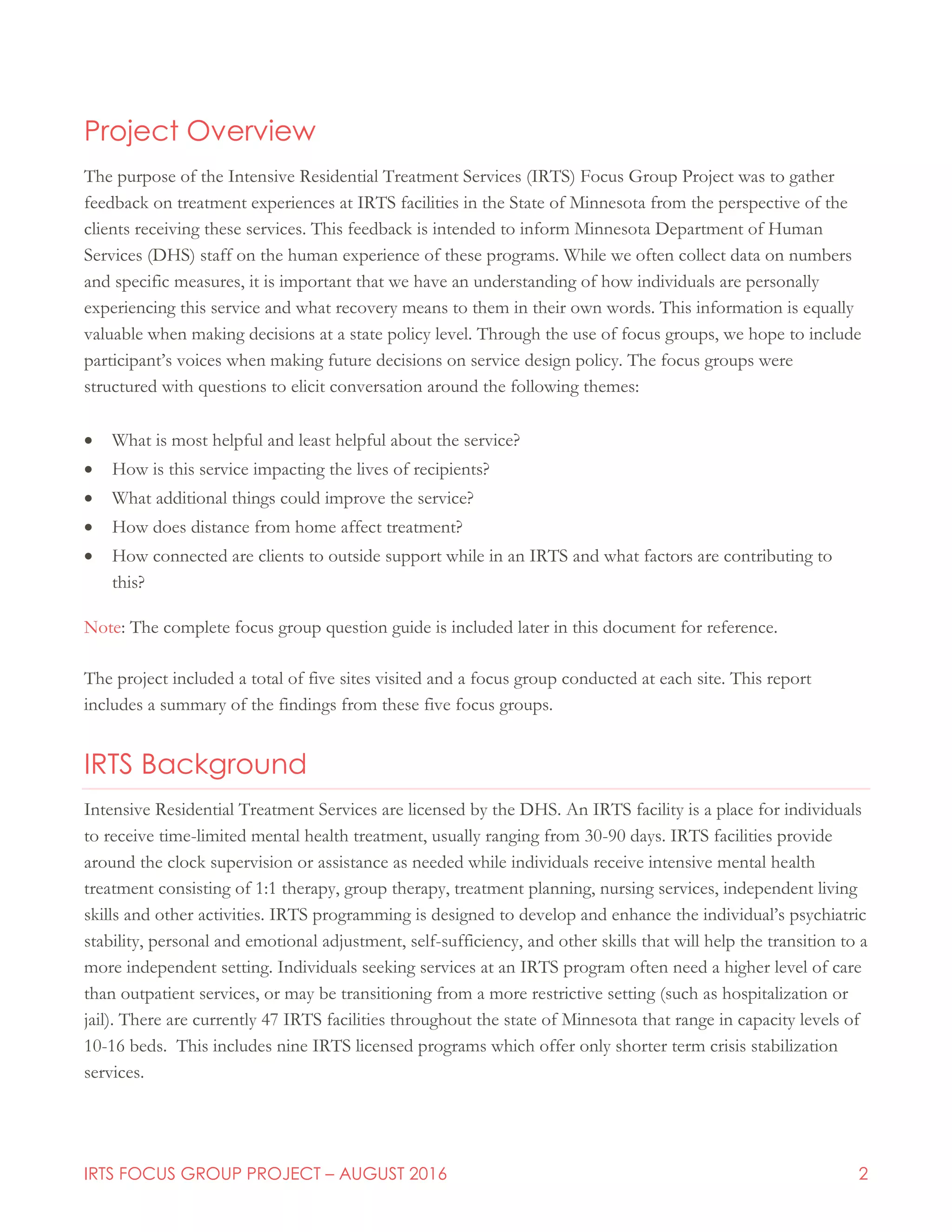 Focus Group Report | PDF