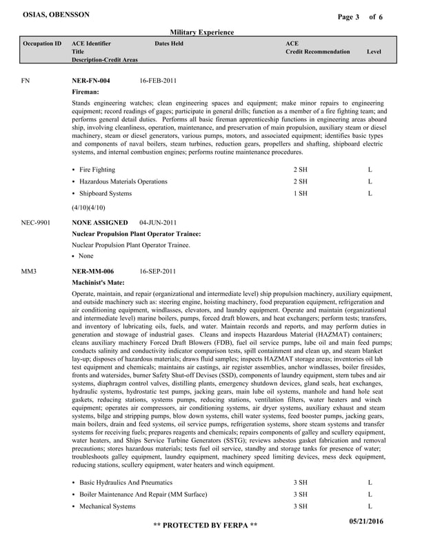 transcripts osias | PDF