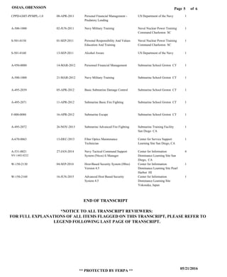 transcripts osias | PDF