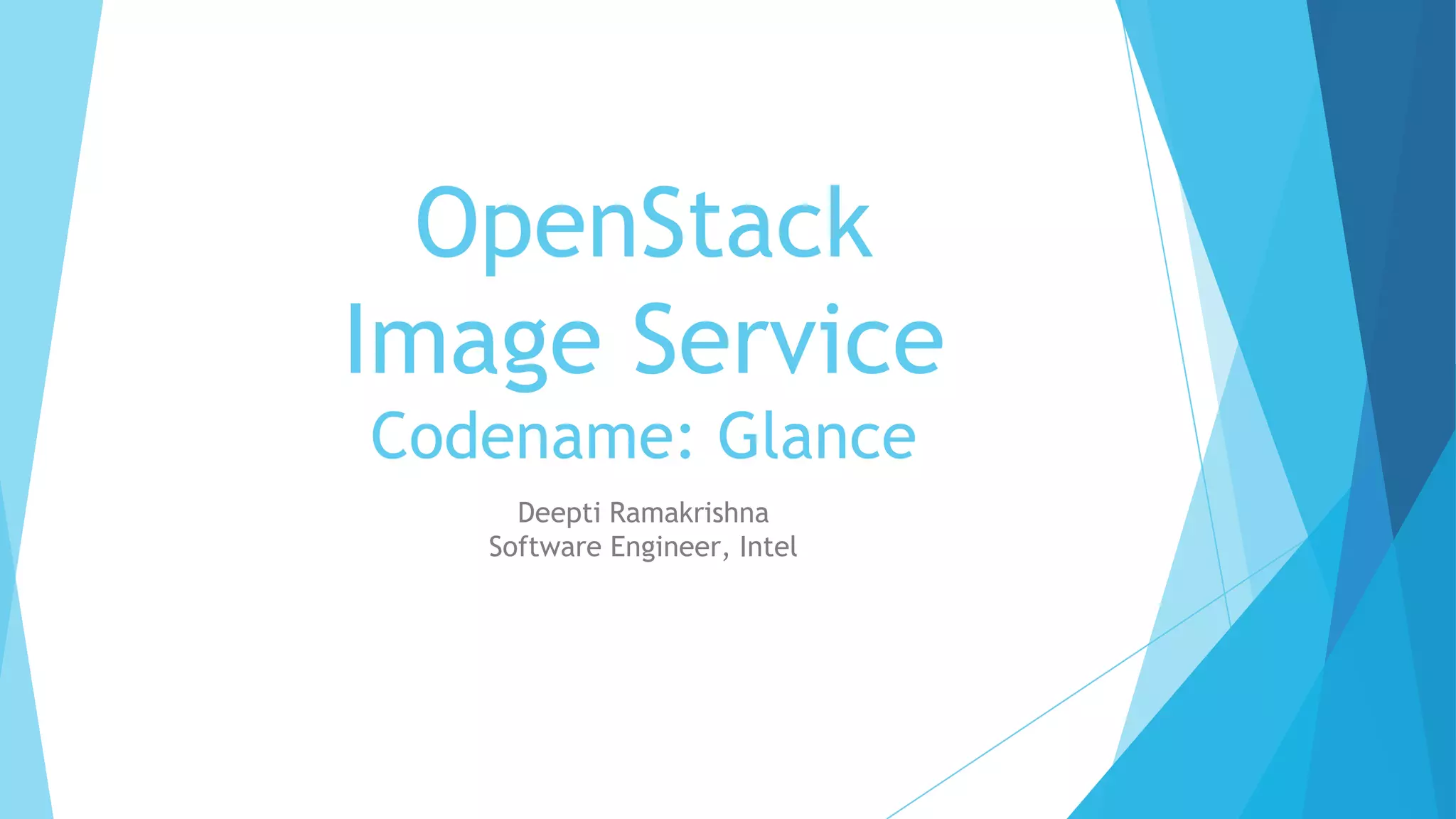 OpenStack Glance | PPTX | Operating Systems | Computer Software and Applications