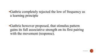 GUTHRIE’S CONTIGUOUS CONDITIONING | PPTX