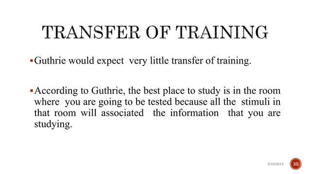 GUTHRIE’S CONTIGUOUS CONDITIONING | PPTX