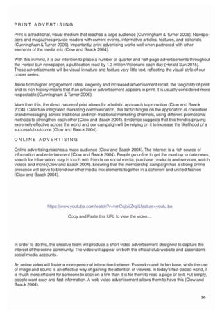 Essendon Campaign Assignment | PDF