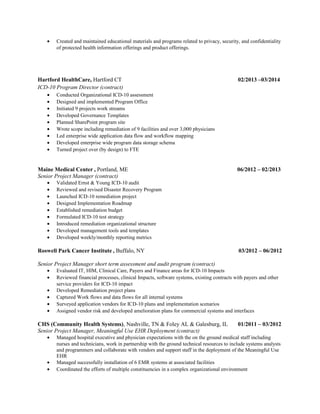 _4-27-davidloewyresume (2) | DOC | Healthcare Industry | Industries