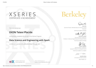 XSeries Certificate _ edX Credentials | PDF