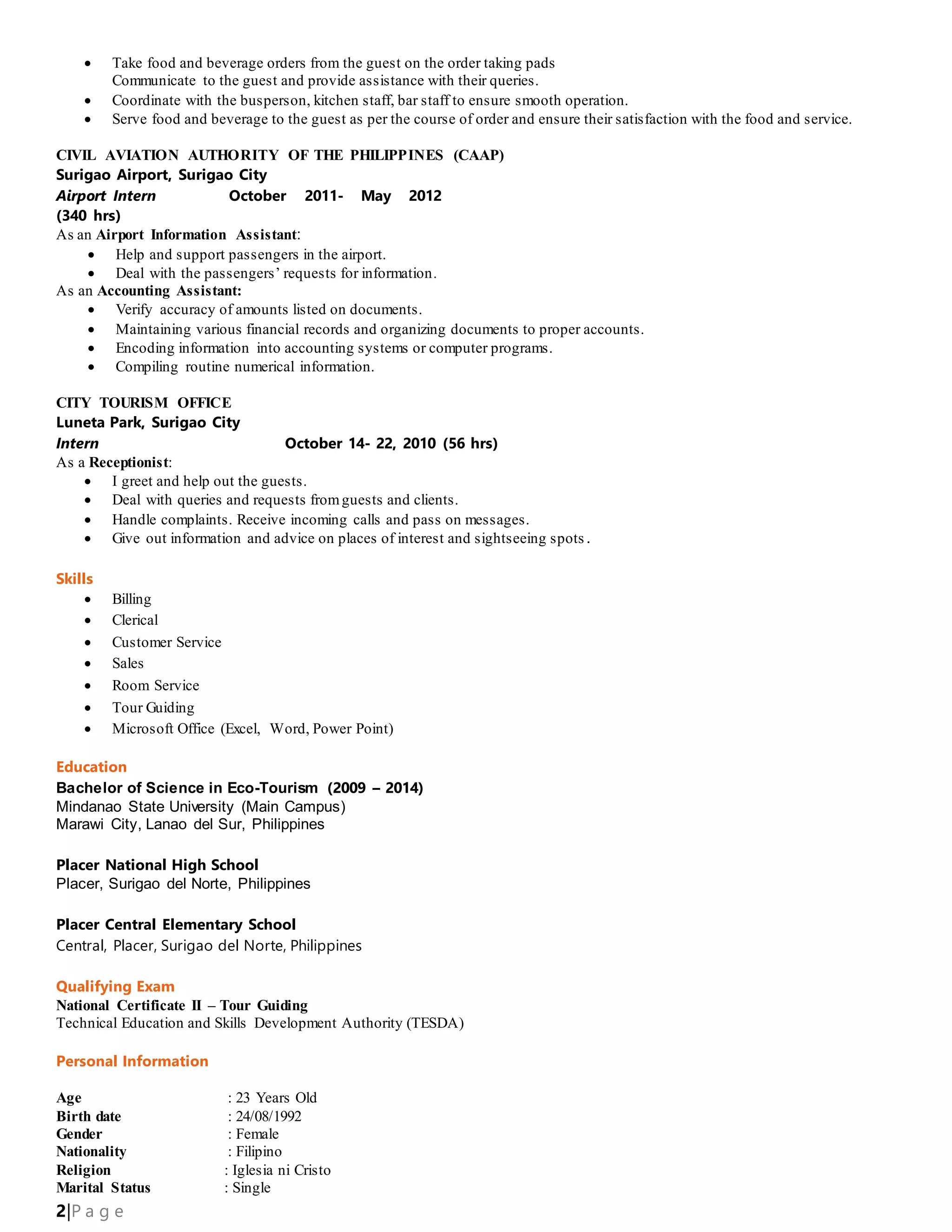 SUNSHINE C. MENSURADO-CV | DOCX