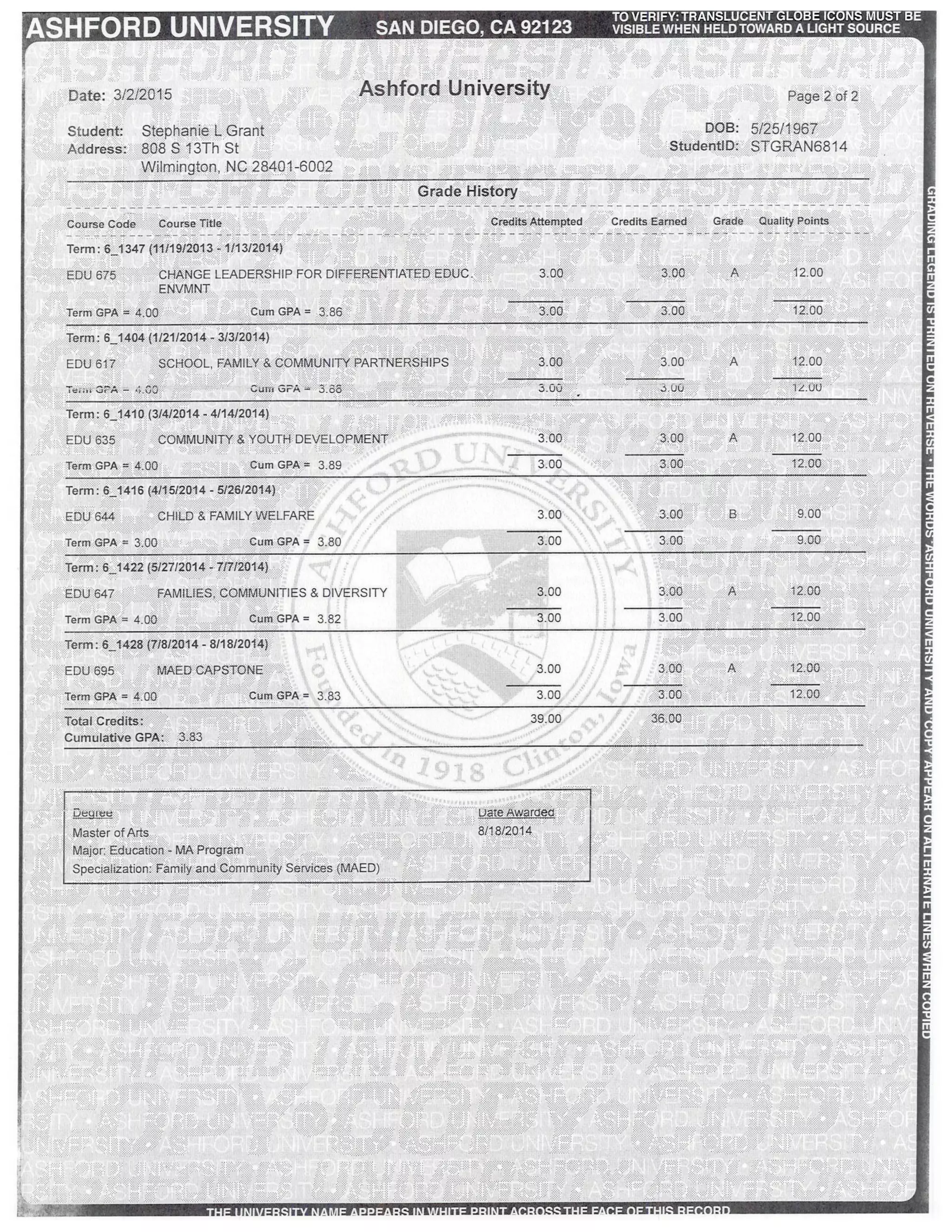 BW Transcript stephanie | PDF