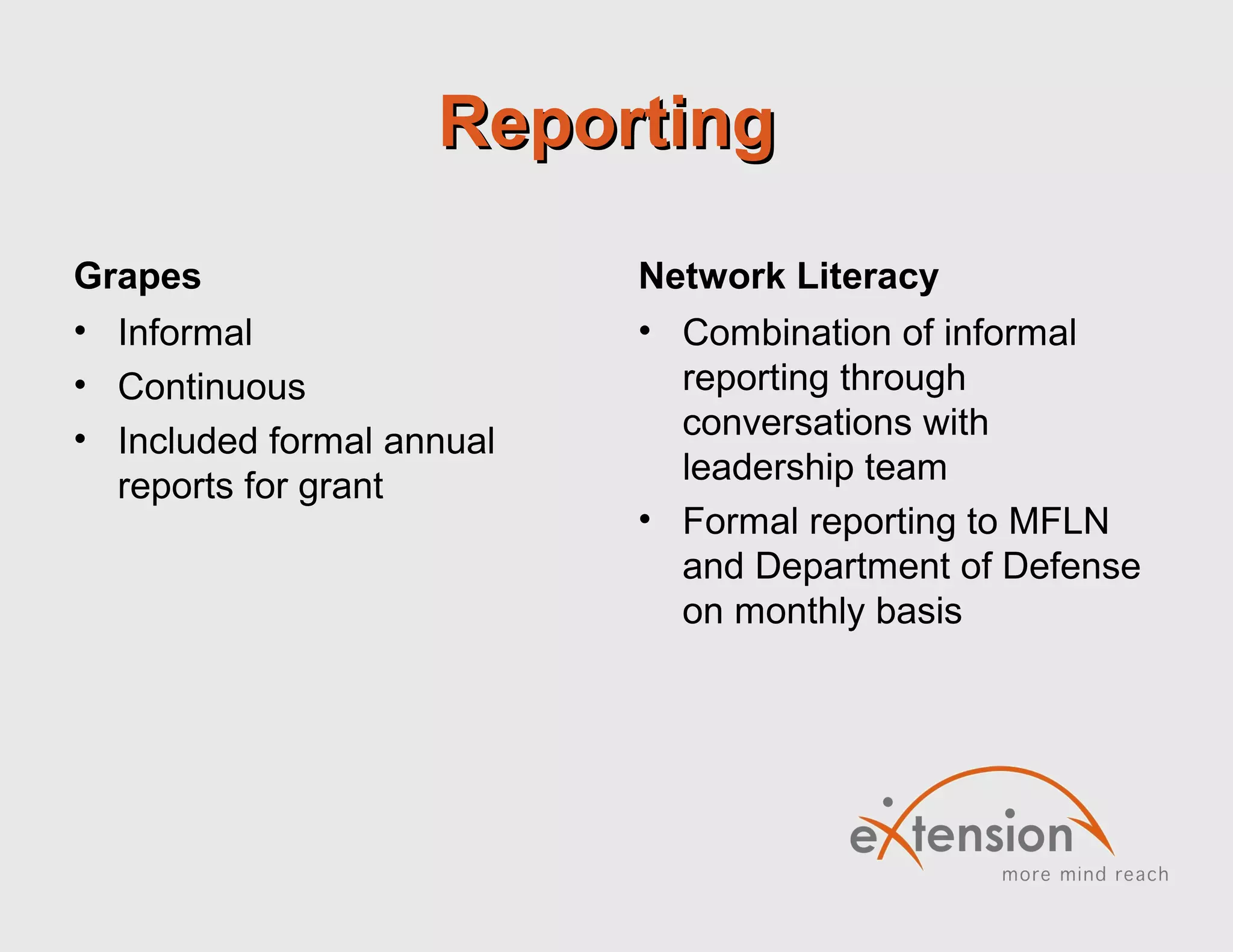 Using a Developmental Approach to Evaluating Innovative Extension ...