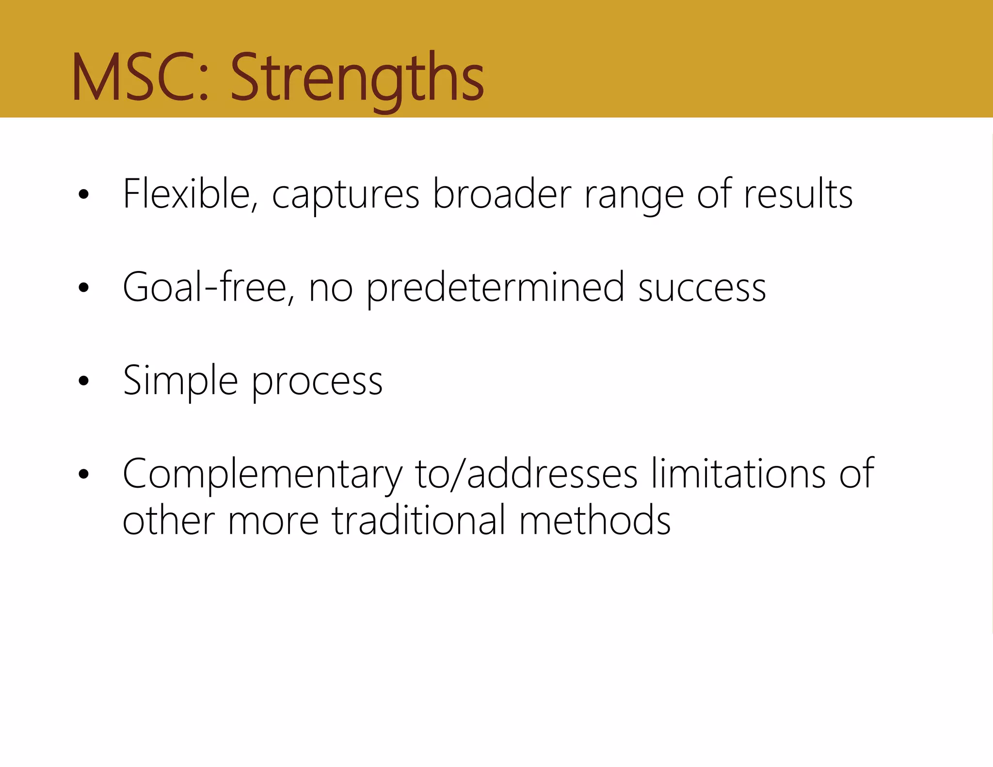 The Most Significant Change Method: Background | PPTX